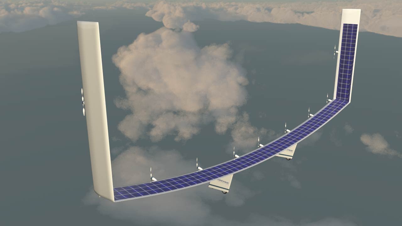 Boeing patents first solar powered plane that can fly forever. It can ...